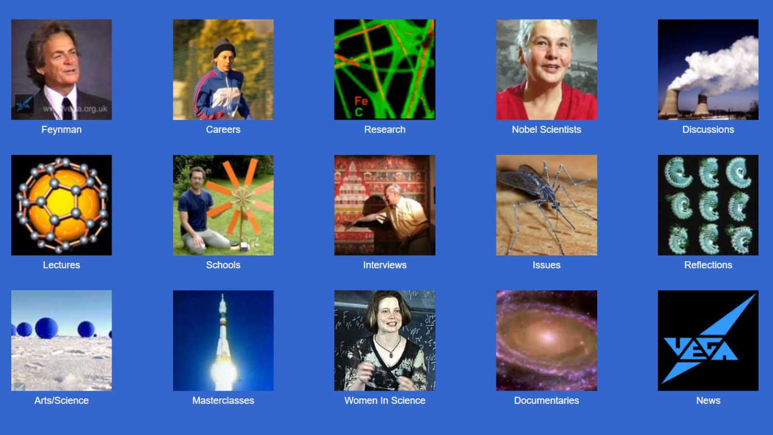 Vega Science Trust | Kroto Research Institute | The University of Sheffield